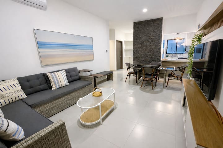 Depto. Planta Baja Pasos Del Mar Y Del Foro Boca - Mexique