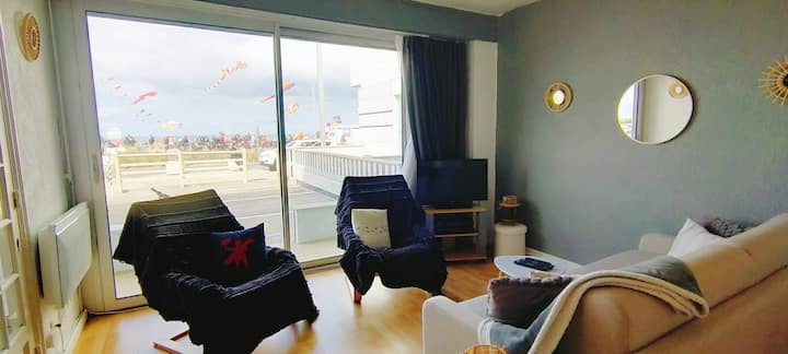 Face Mer Exceptionnel Parking Privé 4 Pers - Berck