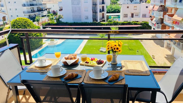 Apartamento Con Piscina Cerca De La Playa. - El Vendrell