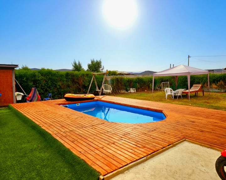 Cabaña Con Piscina En Longotoma - La Ligua