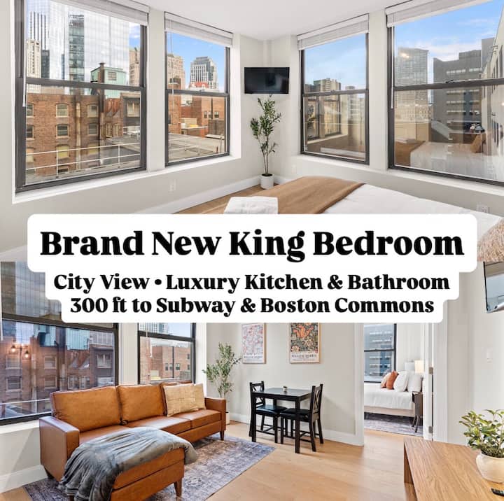 807b Brand New King 1-bedroom City Views By Subway - Boston, MA