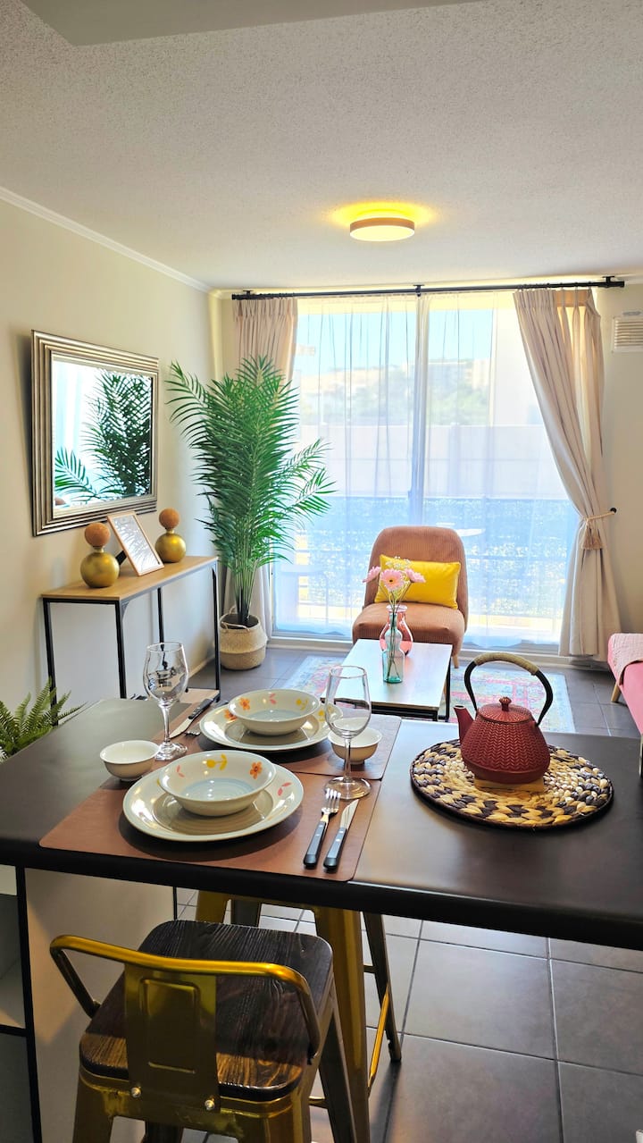 Clasico Y Bello Departamento Estudio En Ovalle - Ovalle