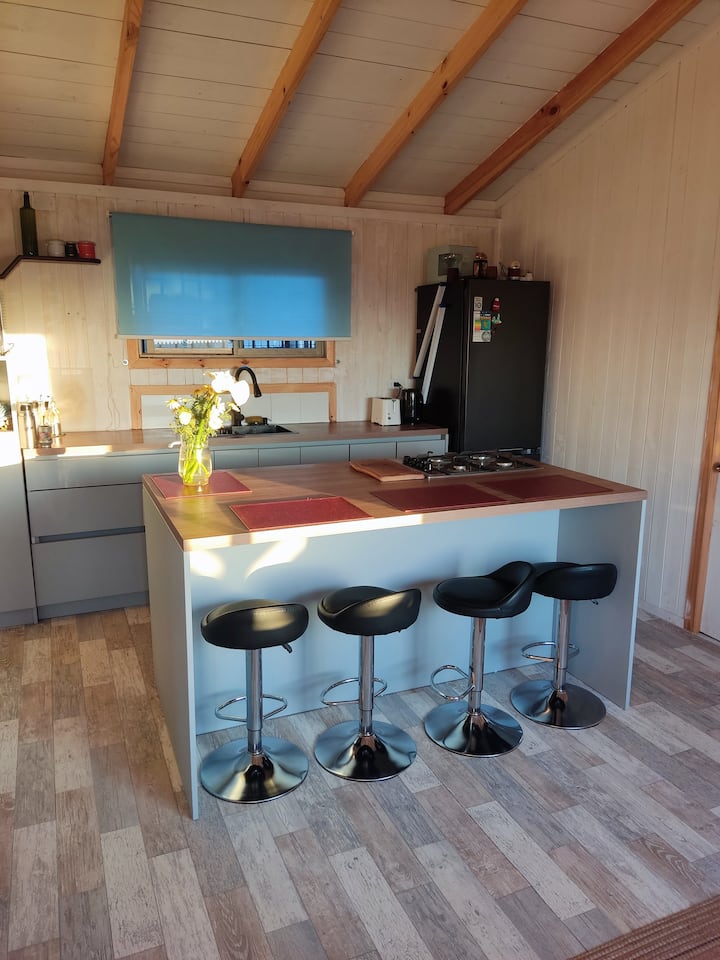 Fina Cabaña Romántica Y Familiar - Quintero