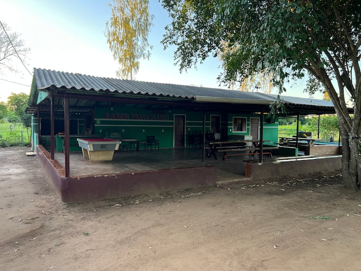 Rancho à Beira Do Rio Miranda – Ms - Jardim