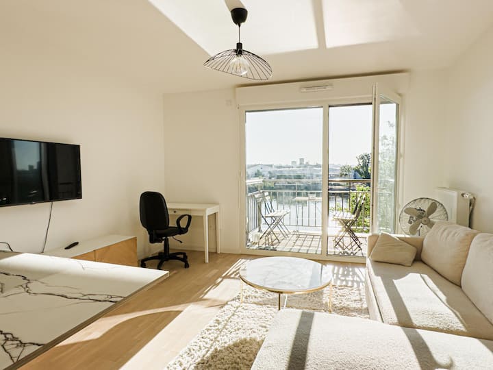 Magnifique Appartement 2 Chambres - Vue Sur Seine - Alfortville