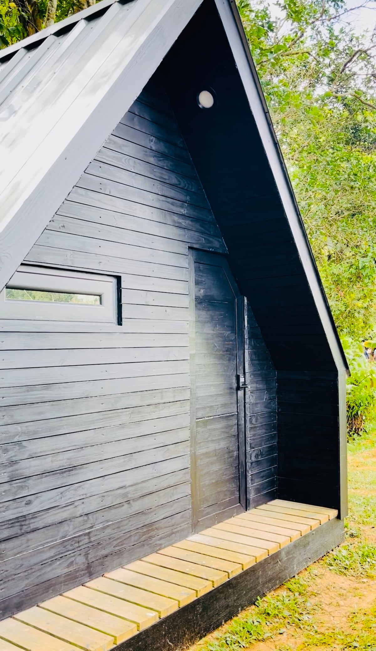 Cabaña con vista al amanecer - Baño privado a través de Forest Trail ...