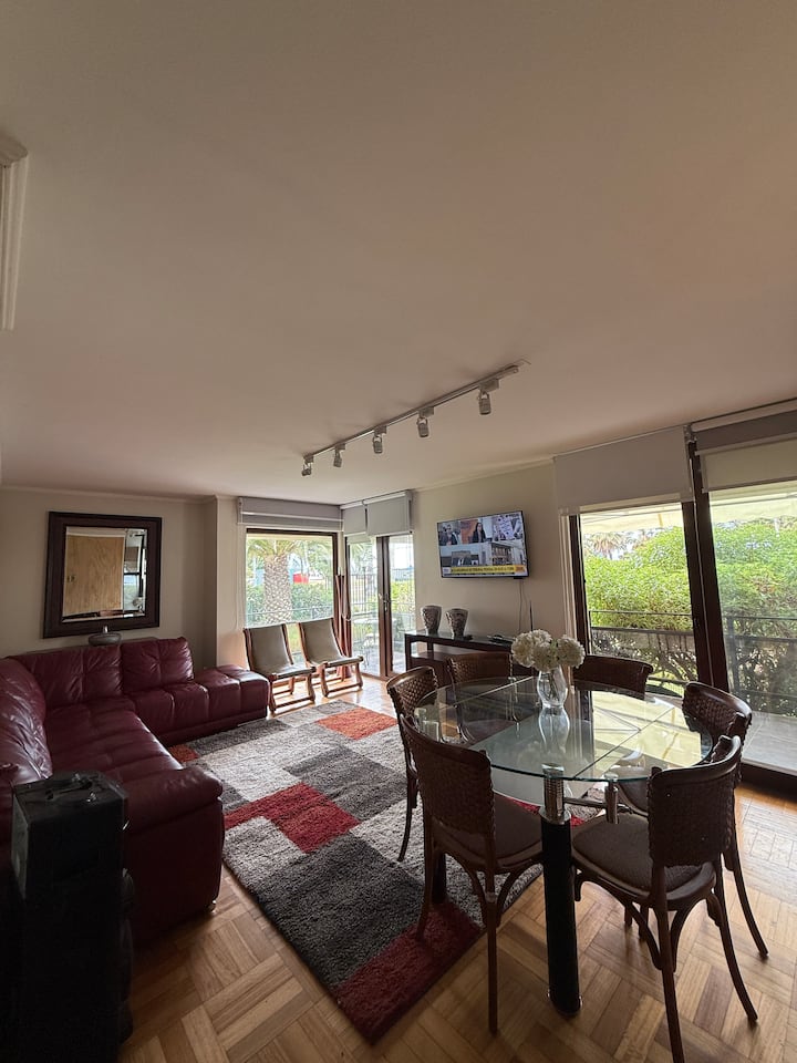 Amplio Dpto. 6 Pers Primera Línea Viña Del Mar - Viña del Mar