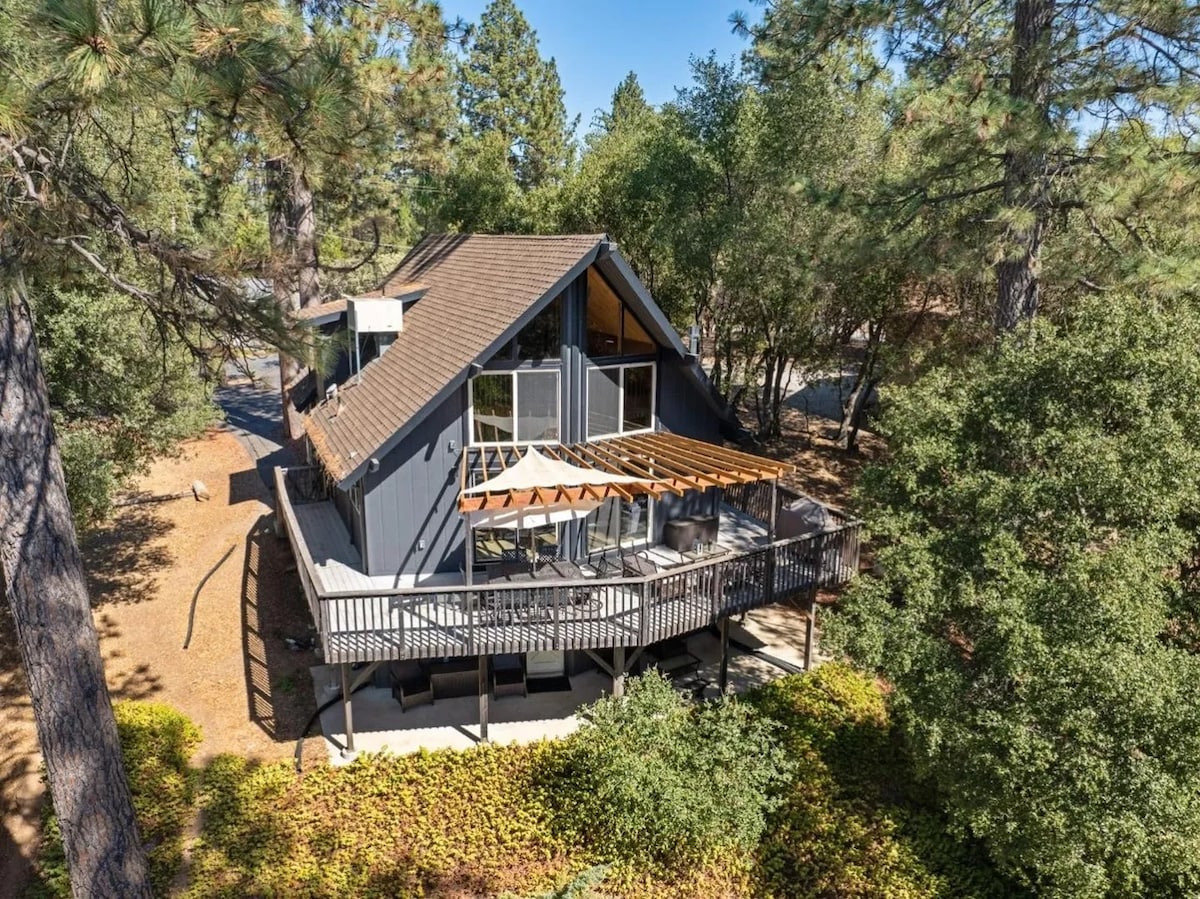 La Vista Cabin: moderno marco en A cerca de Yosemite - Cabañas en renta ...