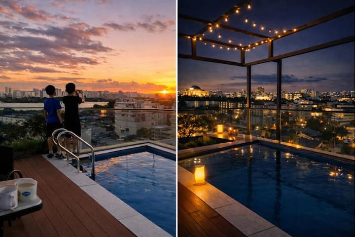 Rooftop Pool Stay - Seoul