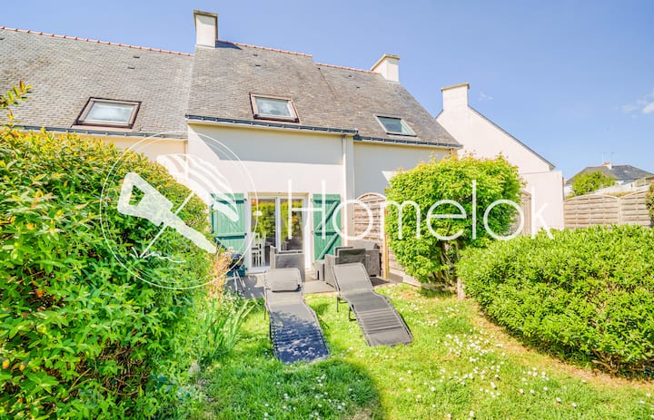 Havre De Paix Ensoleillé à Ploemeur Jardin - Lomener