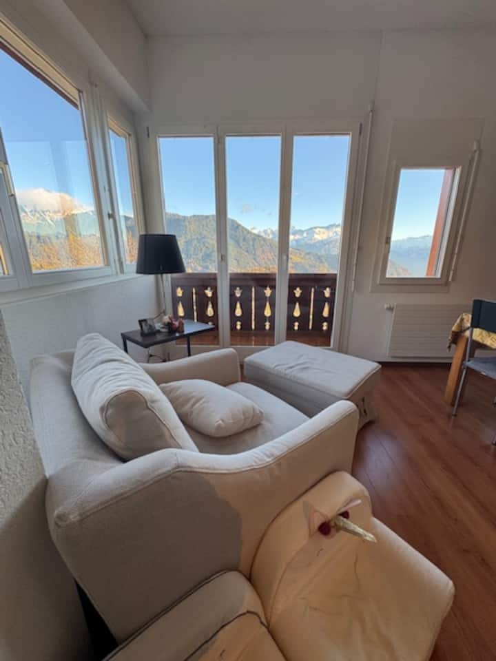 La Riondaz: Belle Vue, 2 Chambres à Coucher - Leysin