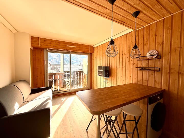 Bel Appartement- Vue Mont Blanc- Centre Chamonix - Les Praz