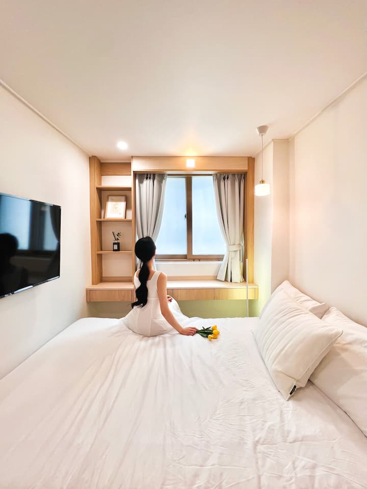 [부산역 3분]venti 4~6인 재방문 많은 부산의 좋은 순간을 함께 누리는 써클스테이 - Busan