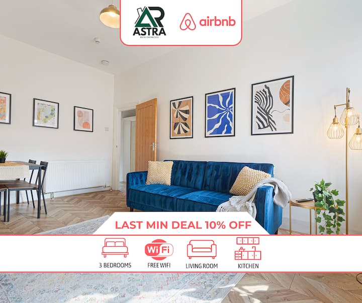 Book Now: 10% Off| Contractor| Free Parking & Wifi - Newcastle upon Tyne