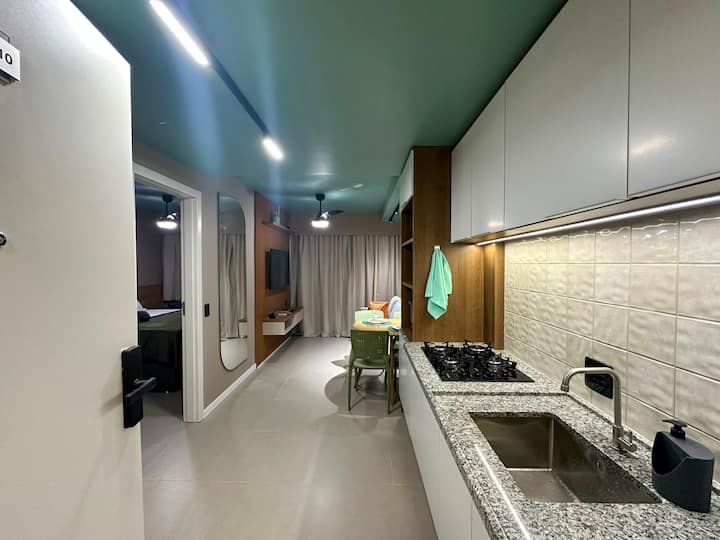 2min Do Metrô | 1 Quarto | Academia E Piscina - Glória