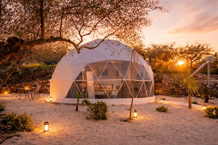 Private Glamping Dome In Olive Grove, Chania - Grecia