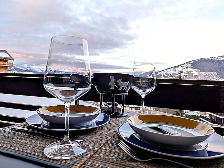 Steps To Nendaz Télécabine #Balcony & Alpine Views - Sion