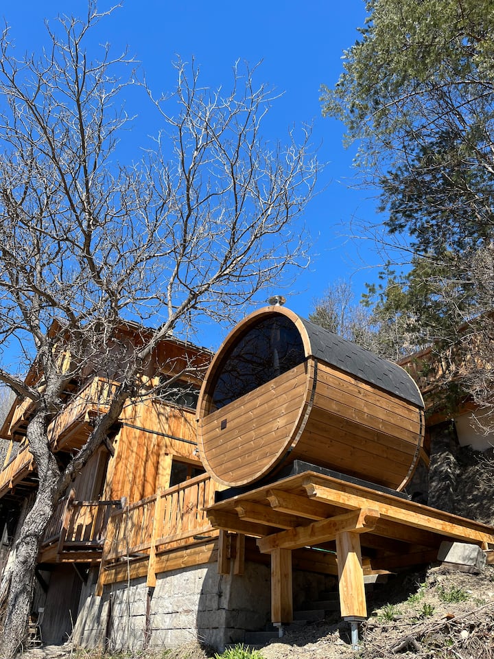 T2 Atypique Sauna Privé Extérieur - Vallée de la Clarée