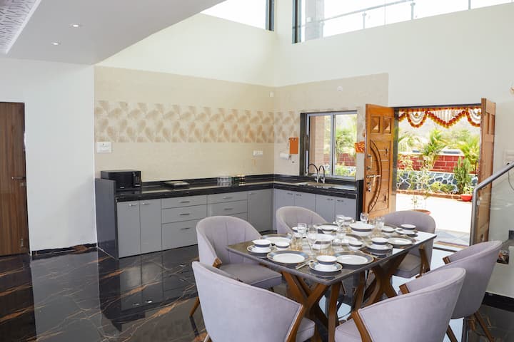 Rio Monte 4bhk With Huge Pool & River Access - Kolad