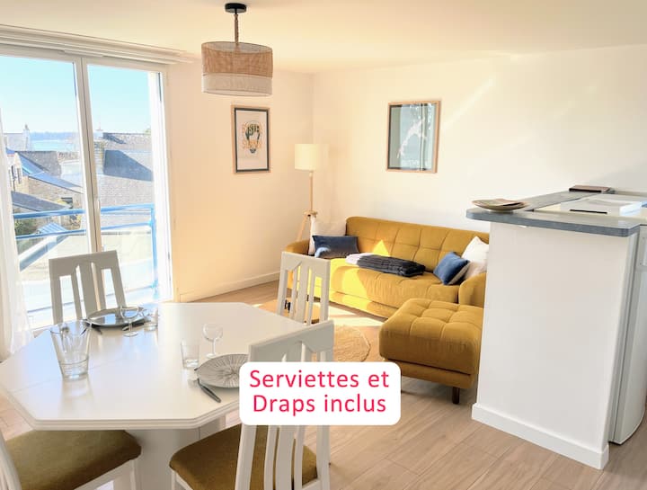 Golfe Du Morbihan - Proche Plages - Apt 1 Chambre - Plage de Locmariaquer