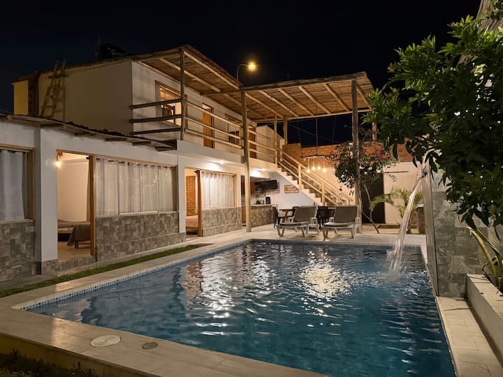 Linda Casa Playa Con Piscina, Pucusana/chilca - Chilca