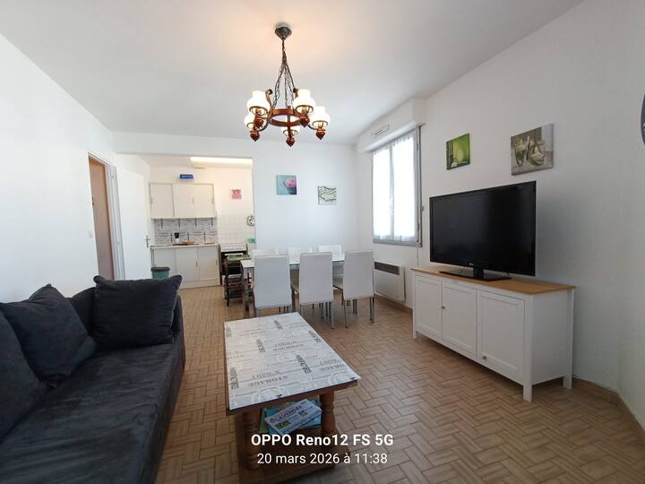 Appartement 6 Personnes à 100m De La Plage. - Barbâtre