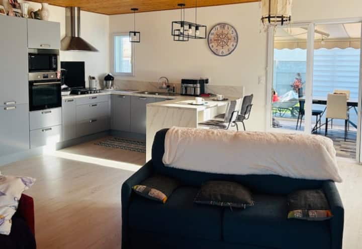 Escapade Iodée – Maison Cosy à Deux Pas De La Mer - Plage de L'Aiguillon-sur-Mer