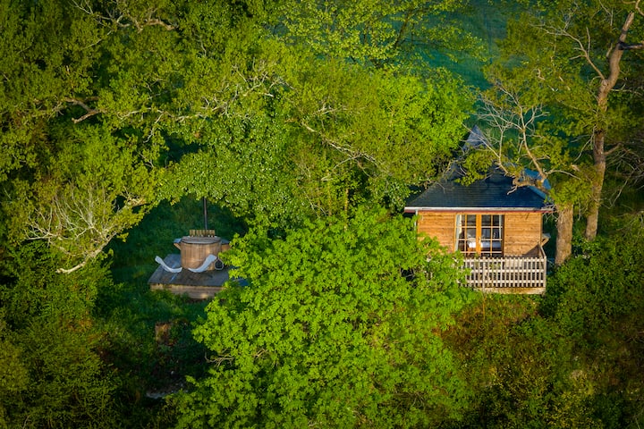 Ecolodge Shibumi/ Cabane Vue Sur Le Gave D'oloron - Pays basque français