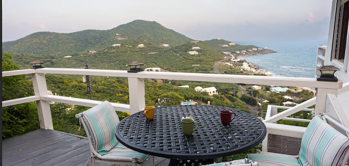 Zen Cottage 1br, Ocean Waves, East End St. Croix - U.S. Virgin Islands