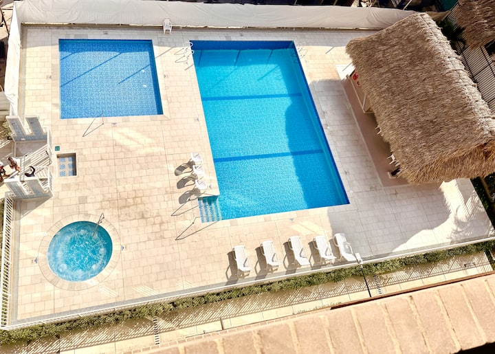 Apto Con Piscina, Balcón Con Vista, Descanso Total - Villeta