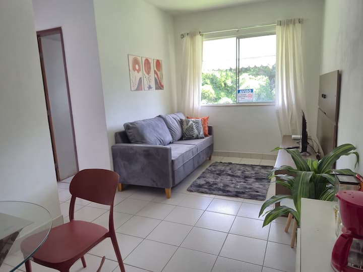 Apto 2 Quartos • 4 Min Aeroporto • Até 4 Pessoas - Lauro de Freitas