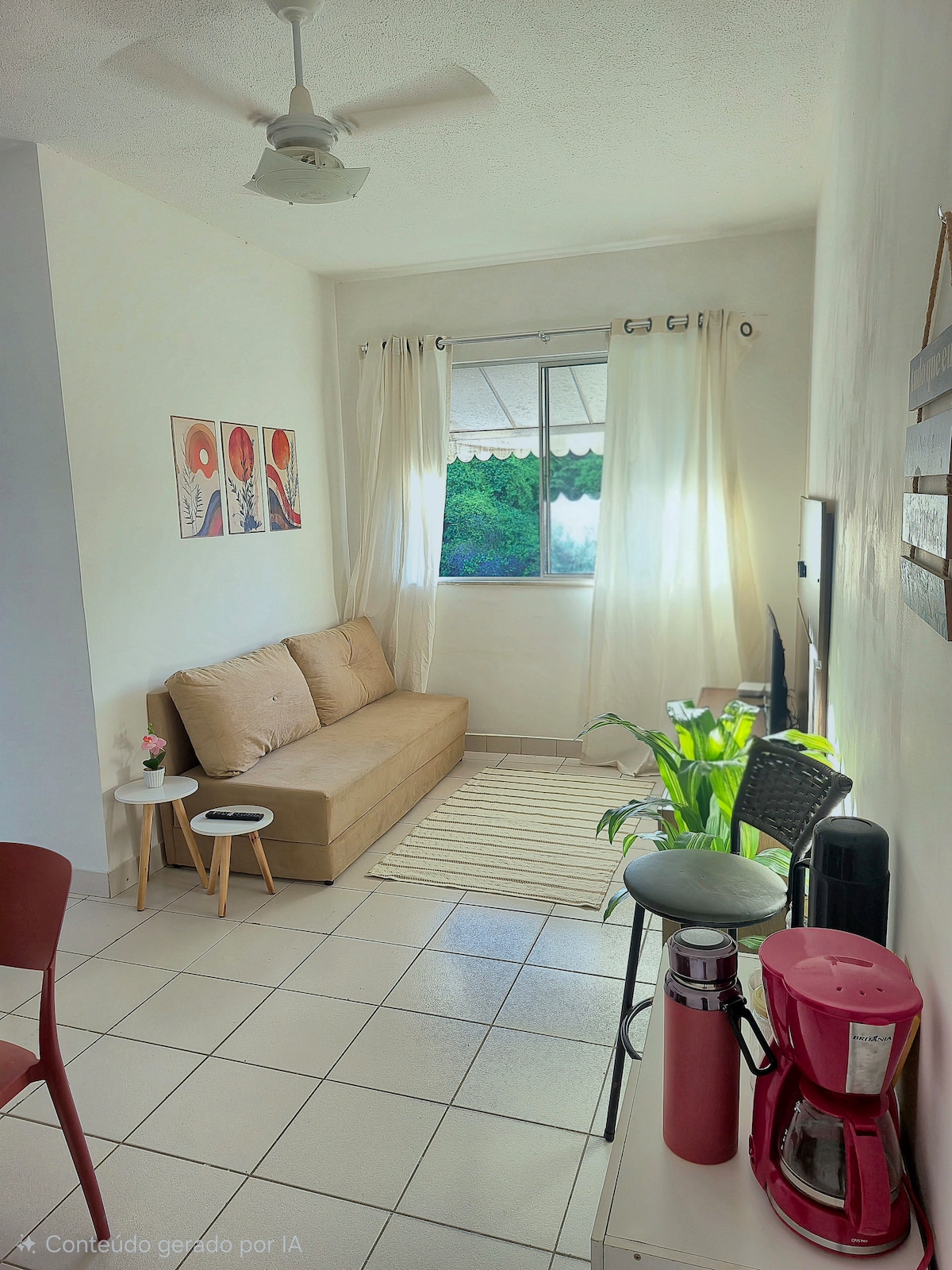 Appartement de 2 chambres avec vue sur la verdure • près de l'aéroport ...