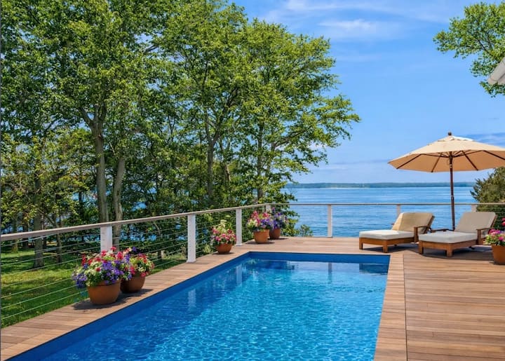 Sunset Water Views, Steps To Beach! - East Hampton, NY