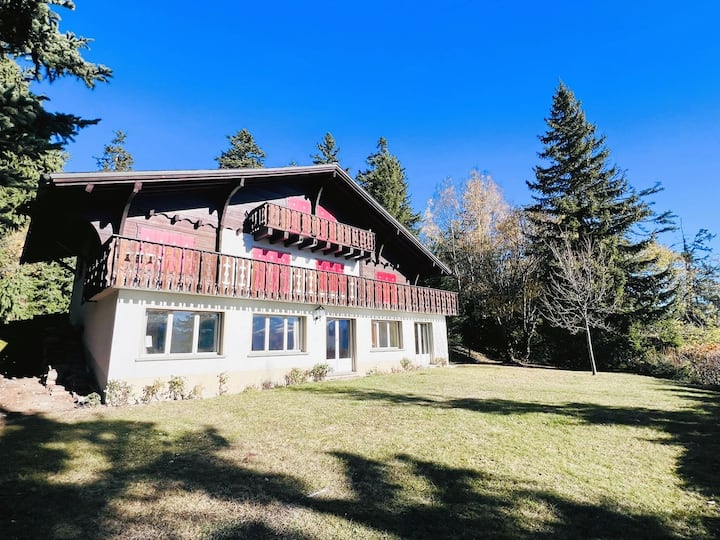 Magnifique Chalet, Spacieux, Lumineux Et Calme - Crans-Montana
