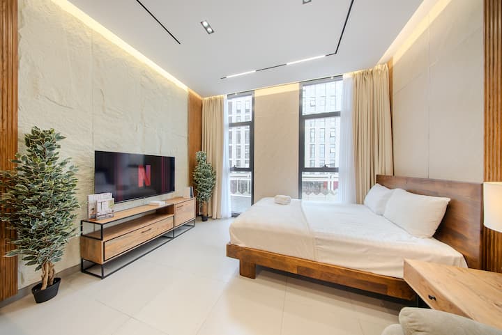 Apartment With 2 Double Beds In Alef / Sleeps 4 - Sharjah