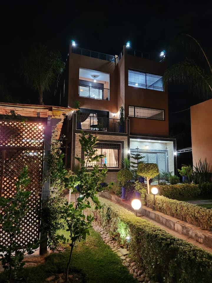 Villa Privée, Piscine, Salle De Sport, Vue Atlas - Ourika