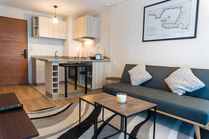 Confortable Departamento 1d/1b Con Estacionamiento - Talcahuano