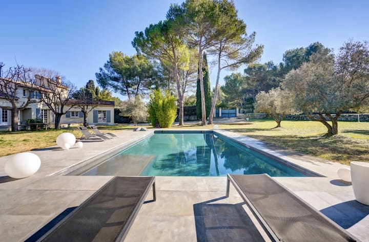 Villa Avec Piscine Et Plage De Sable 15 Min D'aix - Éguilles