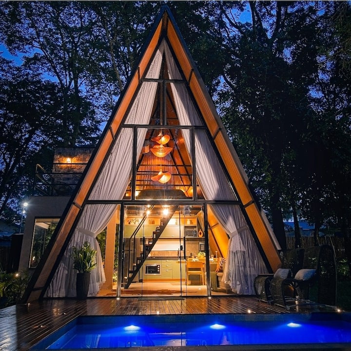 Green Garden | Chalé Imerso Na Natureza - Goiás (estado)