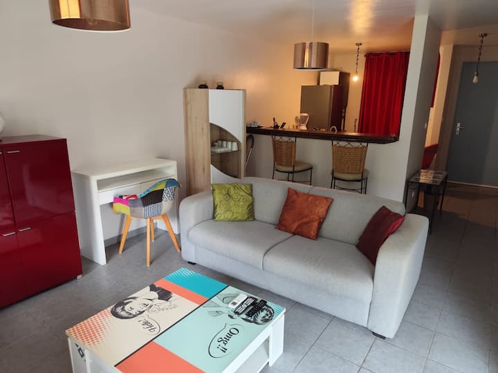 T2 Cosy Balcon, Parking Privé Sécurisé - French Guiana