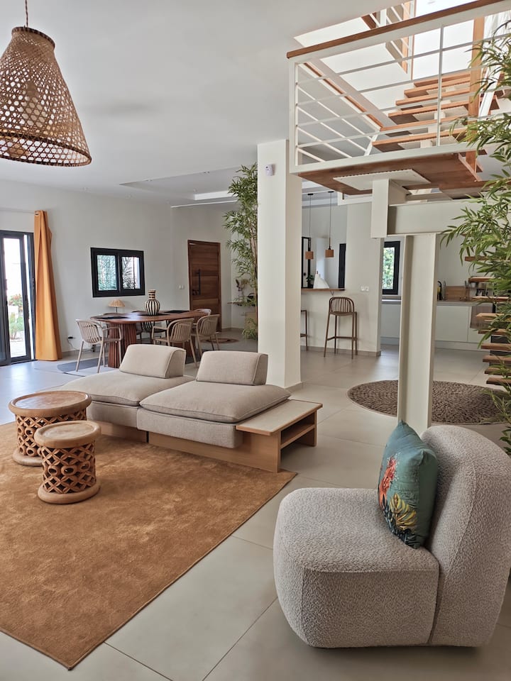 Villa Florence L Moderne, Piscine Privée - Saly - Senegal