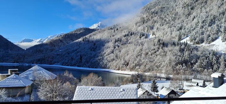 Appart Avec Terrasse Et Balcon Vue Lac - Vaujany