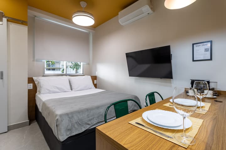 New, Fully Equipped Studio  Metro, Beach And Shops - 리우데자네이루