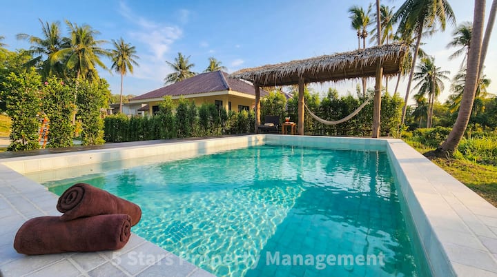 [4] Romantic Boho Villa W/ Jungle View & Pool - Ko Pha-ngan