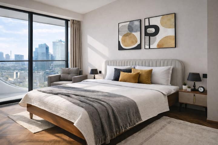 Luxe Apartment 2br Tashkent City View Nrg U-tower - Uzbekistan