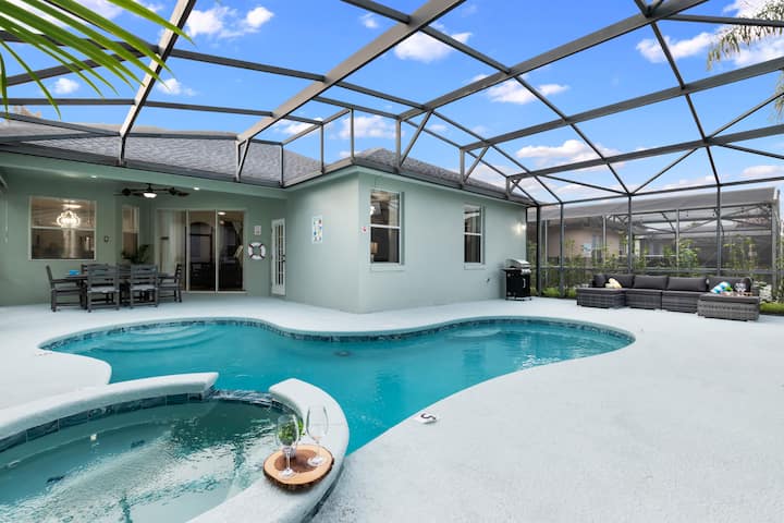 5bd Villa Serena Private Pool/hot Tub Close2disney - Davenport, FL