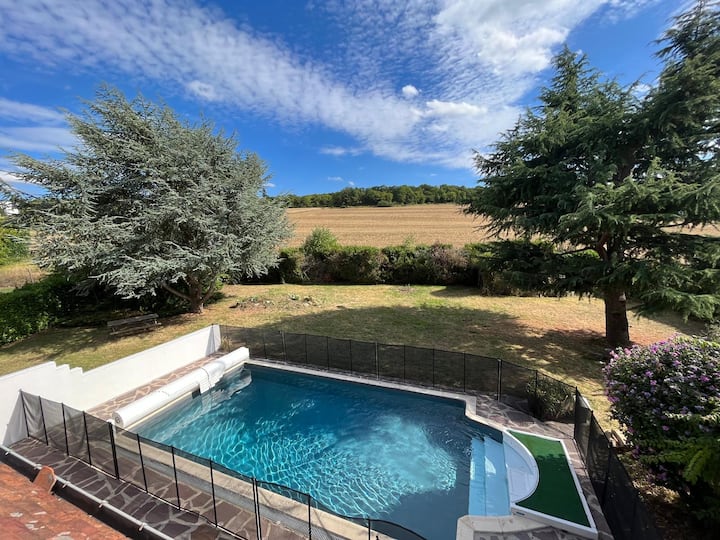 Villa - Calme, Piscine Et Nature à 1h De Paris - Anet