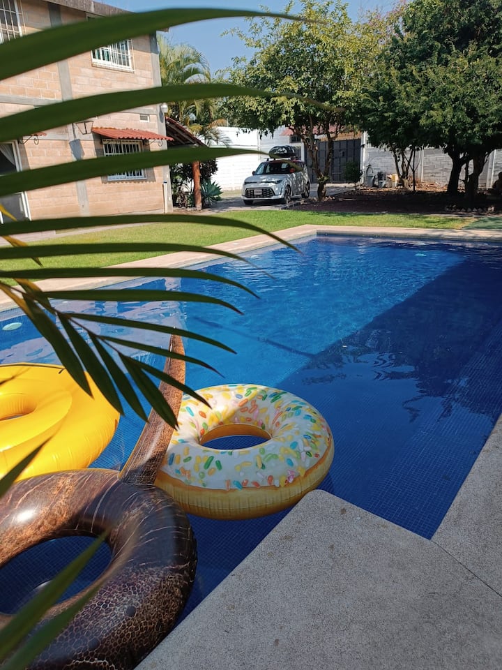 Disfruta Casa Con Alberca, Diviértete En Familia. - Jiutepec