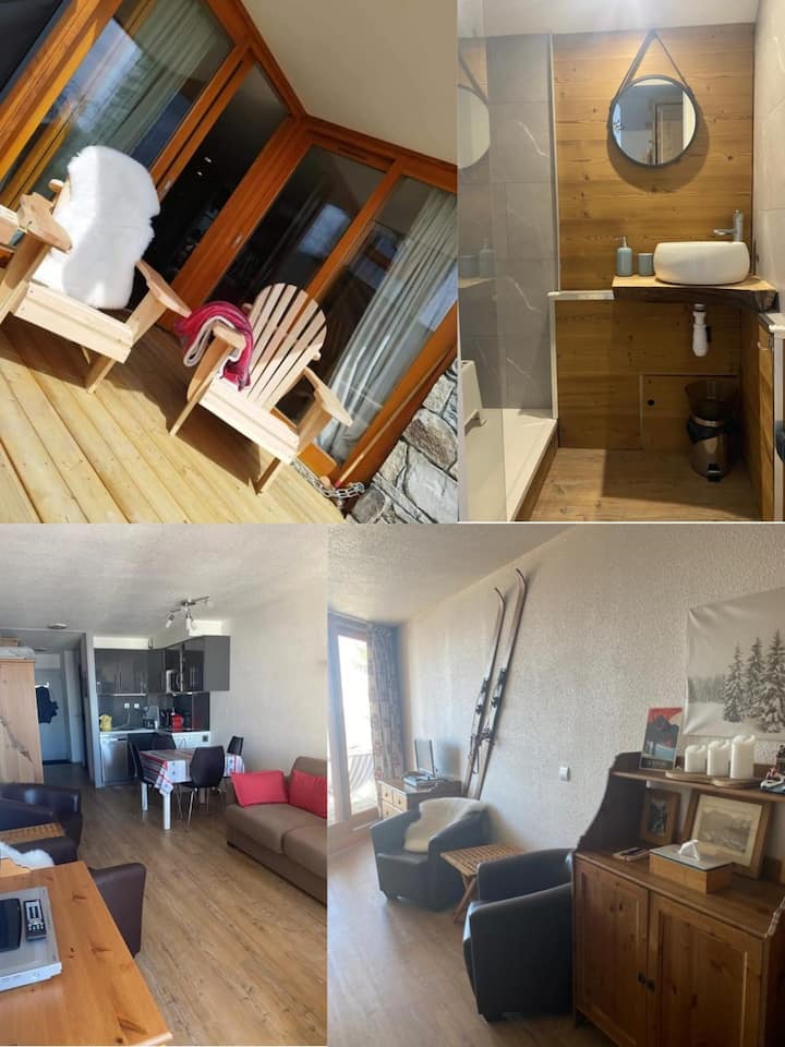 Studio La Rosière 1850, Plein Sud,4 Pers - La Rosière