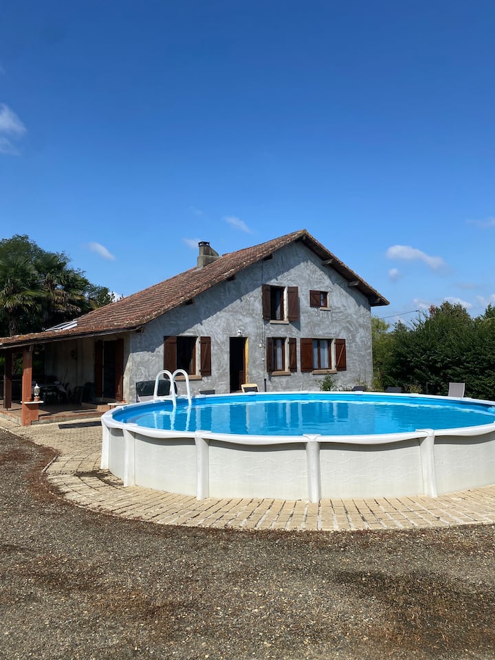 Maison à La Campagne Avec Piscine Et Jacuzzi - Eugénie-les-Bains